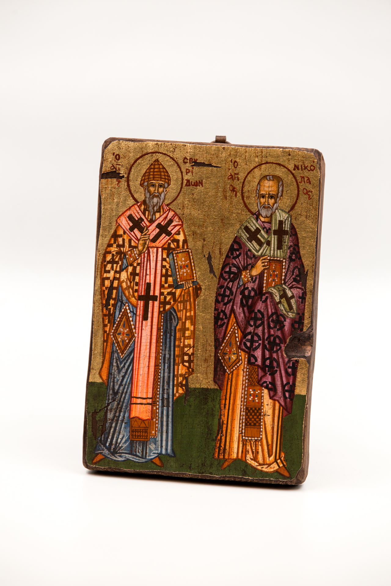 Ο Άγιος Σπυρίδων και ο Άγιος Νικόλαος - Meteora Icons